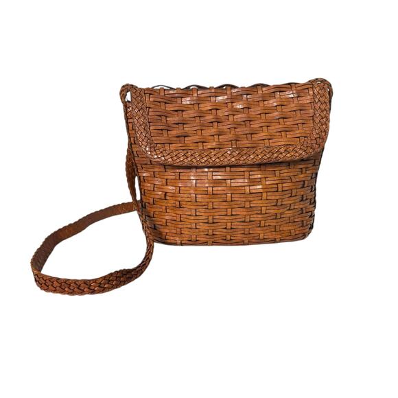 LJS Collection | Bags | Ljs Collection Vintage Woven Crossbody Purse ...